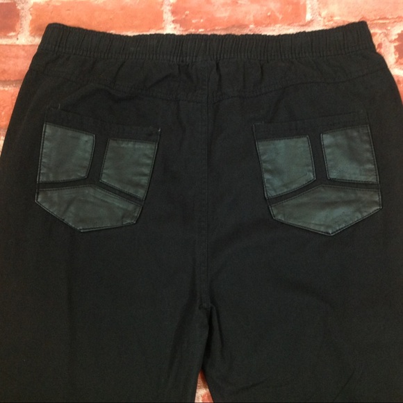 Refuel | Pants | Refuel Mens Leather Like Pants Joggers Size 38 | Poshmark